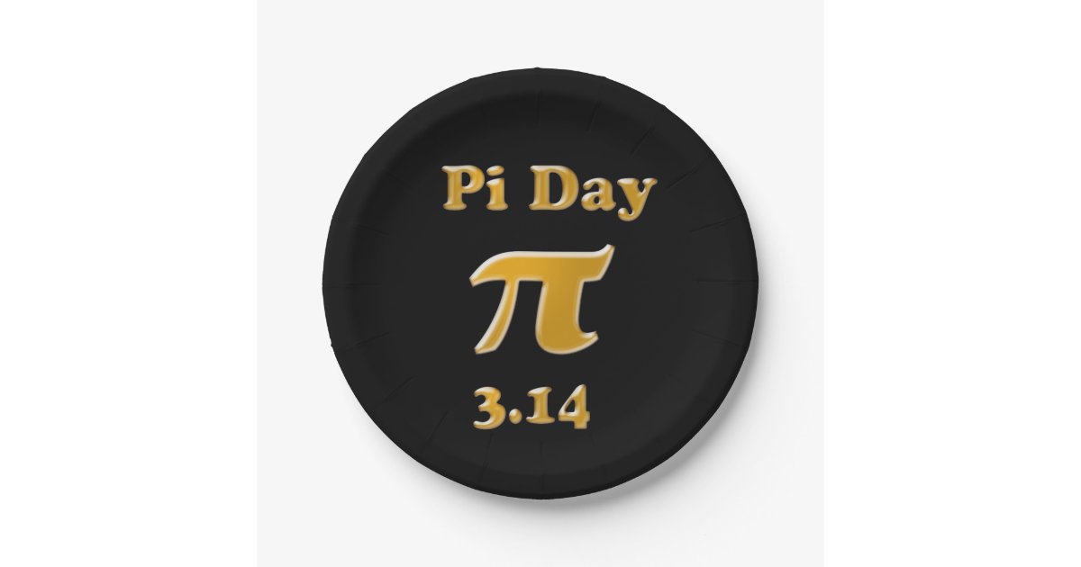 Pi Day Paper Plates | Zazzle