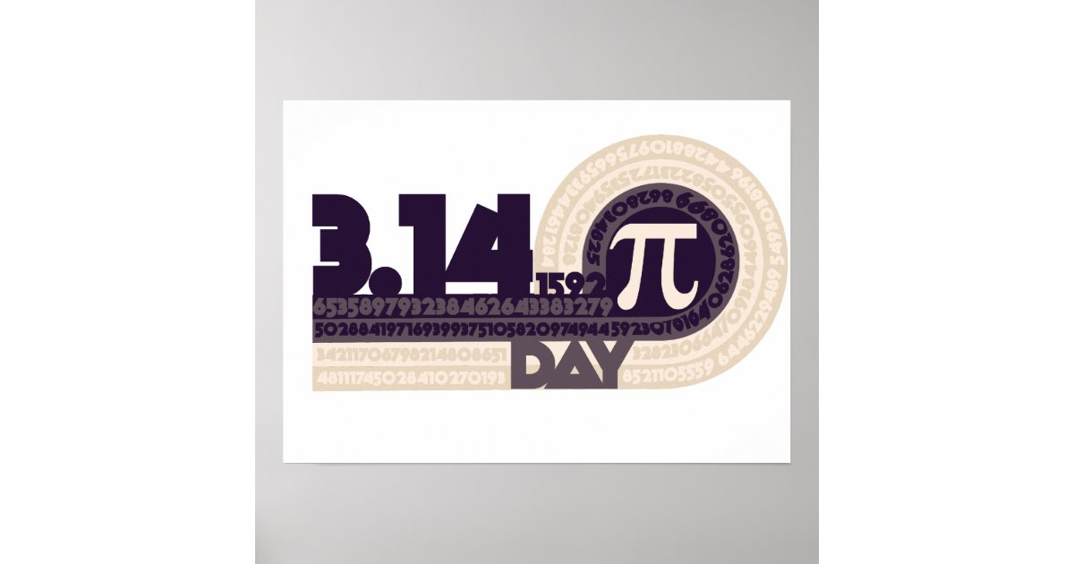 Pi Day Poster | Zazzle