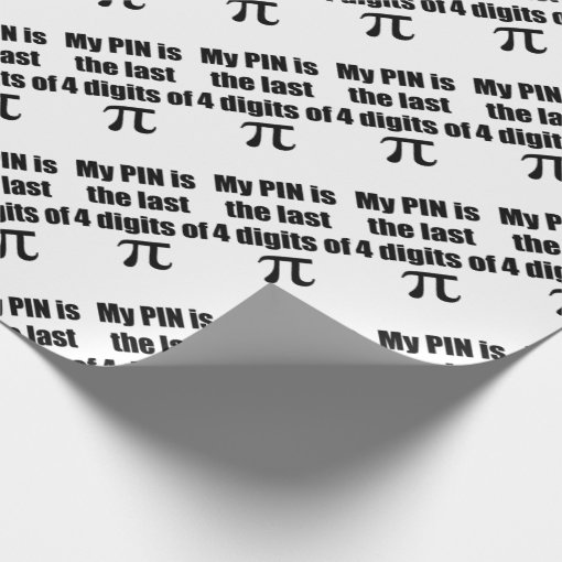 Pi Day Wrapping Paper | Zazzle