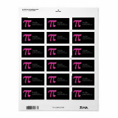 Pi Expo Pink Label | Zazzle