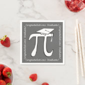 Pi Graduation - Math Grad Themed Paper Napkins | Zazzle