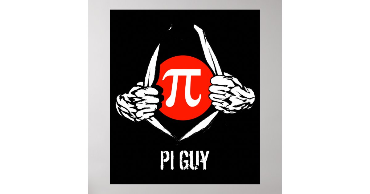 Pi Guy Poster | Zazzle