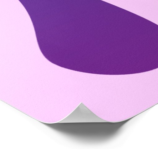 Pi in Purple Poster | Zazzle