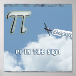 PI in the SKY! POSTER | Zazzle