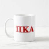 Pi Kappa Alpha Red Letters Coffee Mug | Zazzle