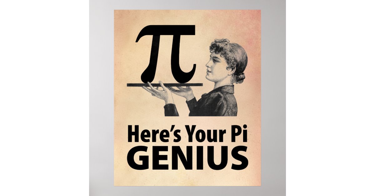 Pi Number Humor Poster | Zazzle