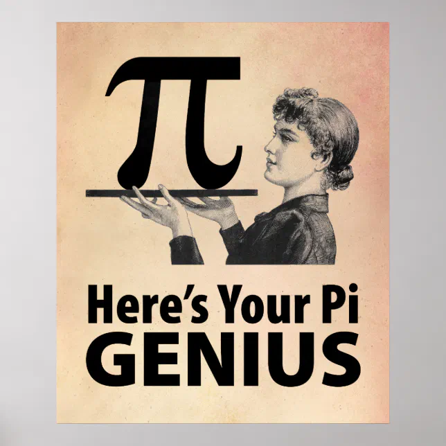 Pi Number Humor Poster | Zazzle