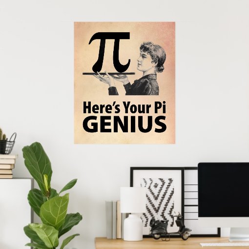 Pi Number Humor Poster | Zazzle