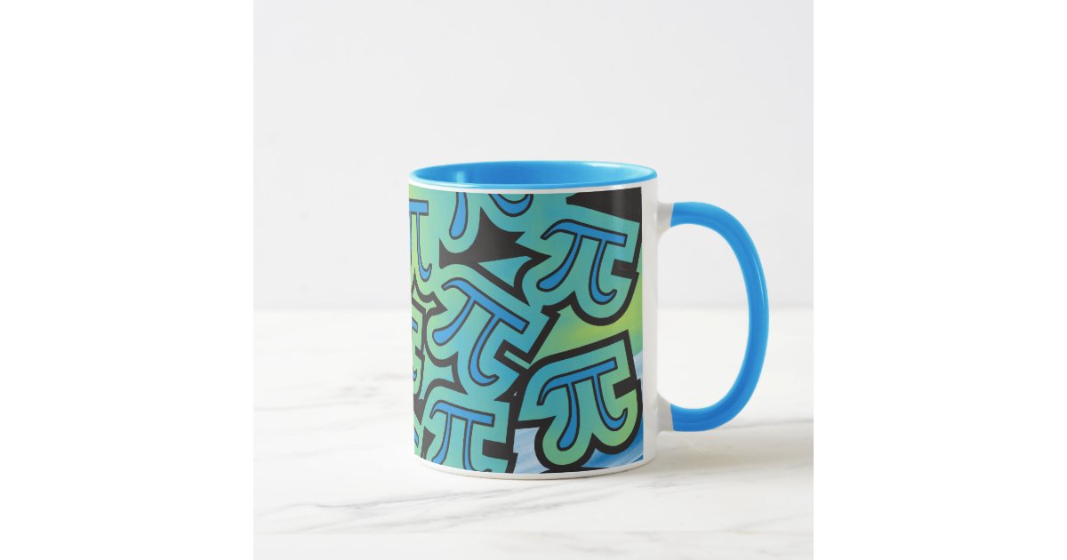 Pi Party - Pi Symbols - Pi Day Math Themed Mug | Zazzle