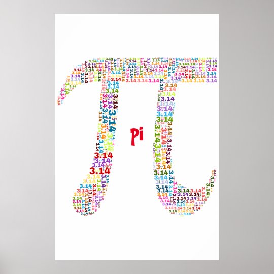 Pi Poster | Zazzle.com