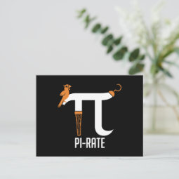 Pi-Rate Symbol Postcard | Zazzle