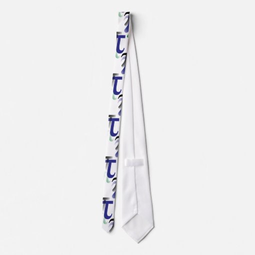 Pi Symbol Math Tie | Zazzle