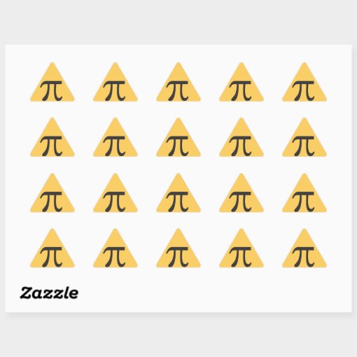 Pi Symbol Stickers | Zazzle