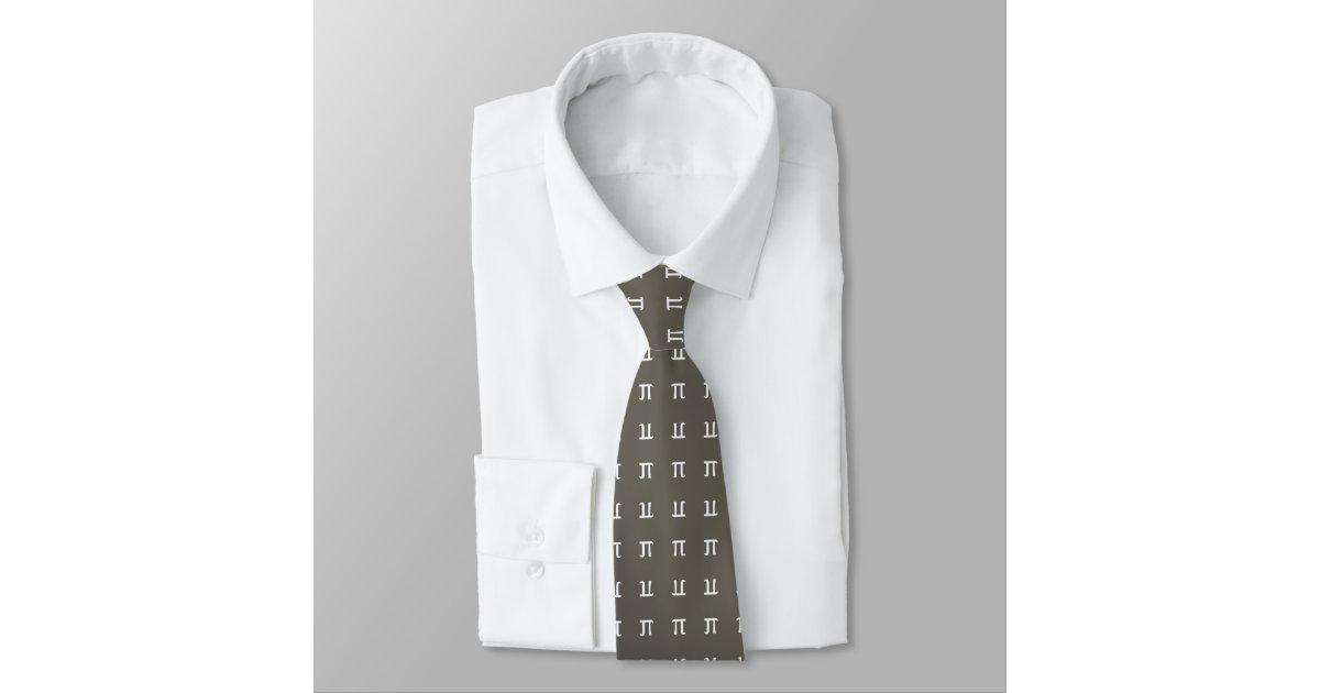 Pi - The Irrational Mathematical Constant, Teacher Neck Tie | Zazzle