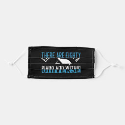 Piano - adult cloth face mask | Zazzle