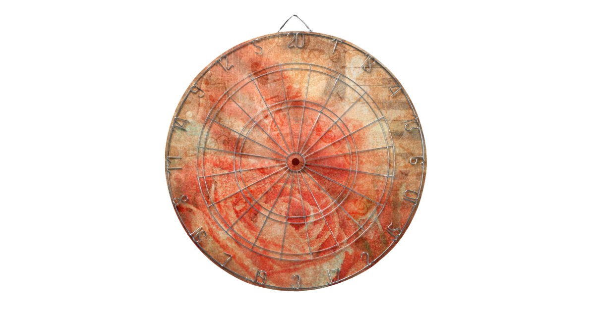 Piano and violin with music notes and rose dart board | Zazzle