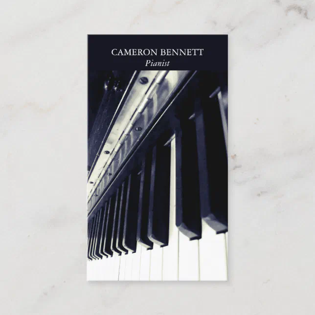 Piano Business Card | Zazzle