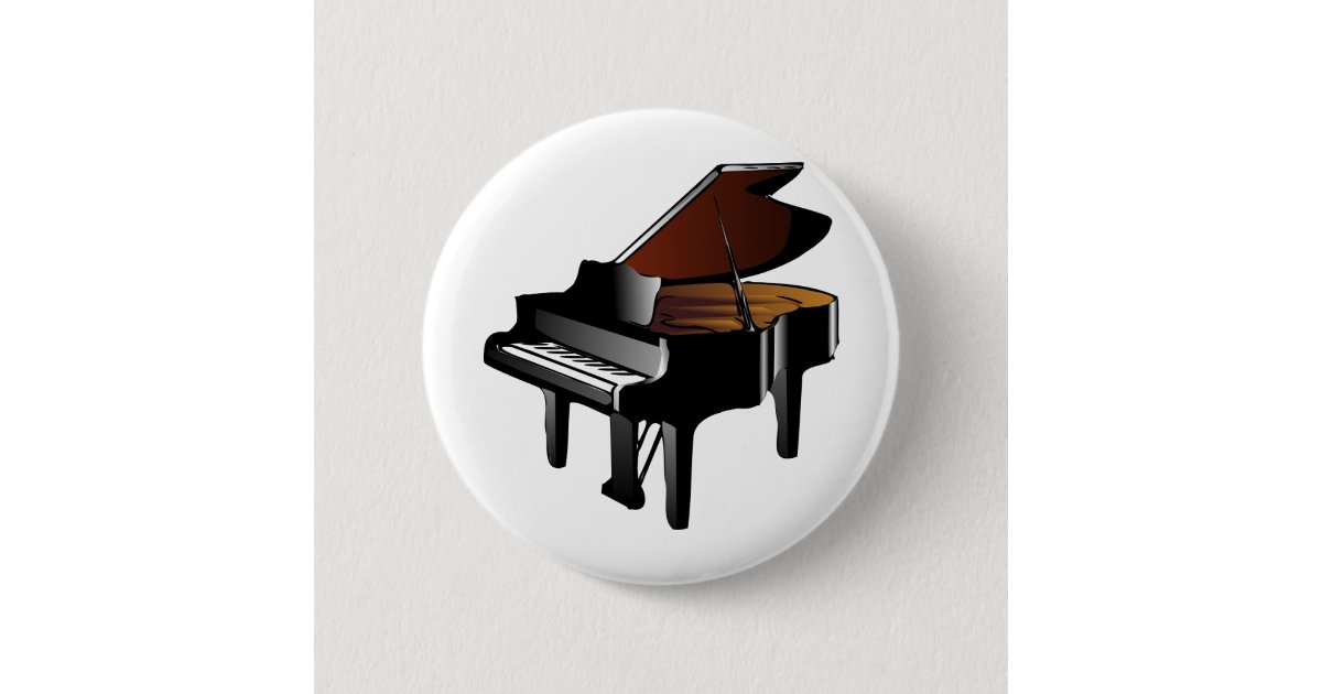 Piano Button | Zazzle