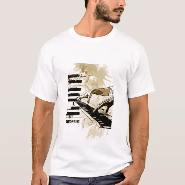 piano classical music T-Shirt | Zazzle