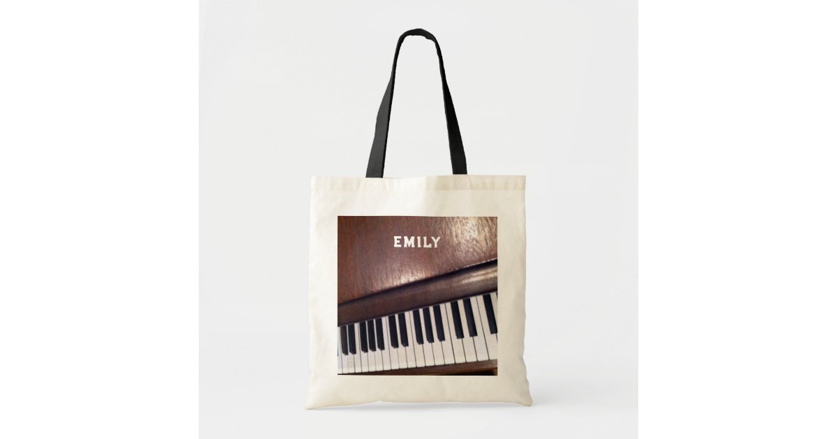 Piano Design Tote Bag | Zazzle