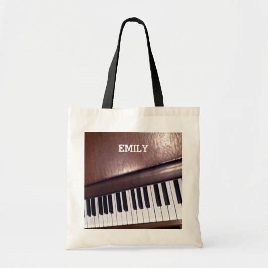 Piano Design Tote Bag | Zazzle.com