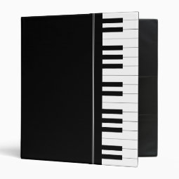Piano keyboard binder | Zazzle