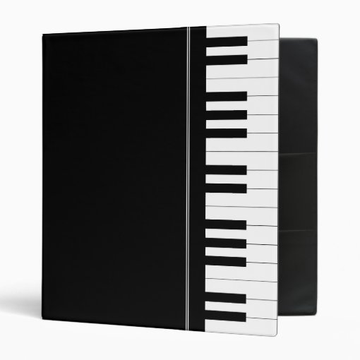 Piano keyboard binder | Zazzle