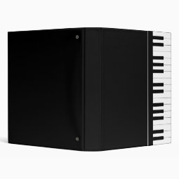 Piano keyboard binder | Zazzle