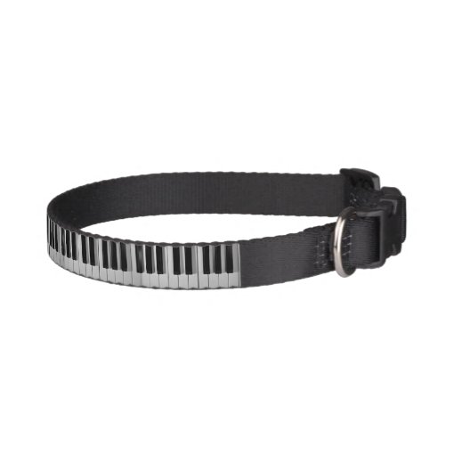 Piano Keyboard Custom Dog Collar | Zazzle