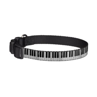 Piano Keyboard Custom Dog Collar | Zazzle