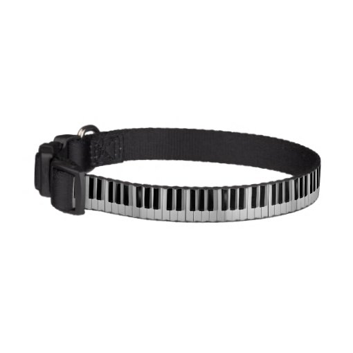 Piano Keyboard Custom Dog Collar | Zazzle