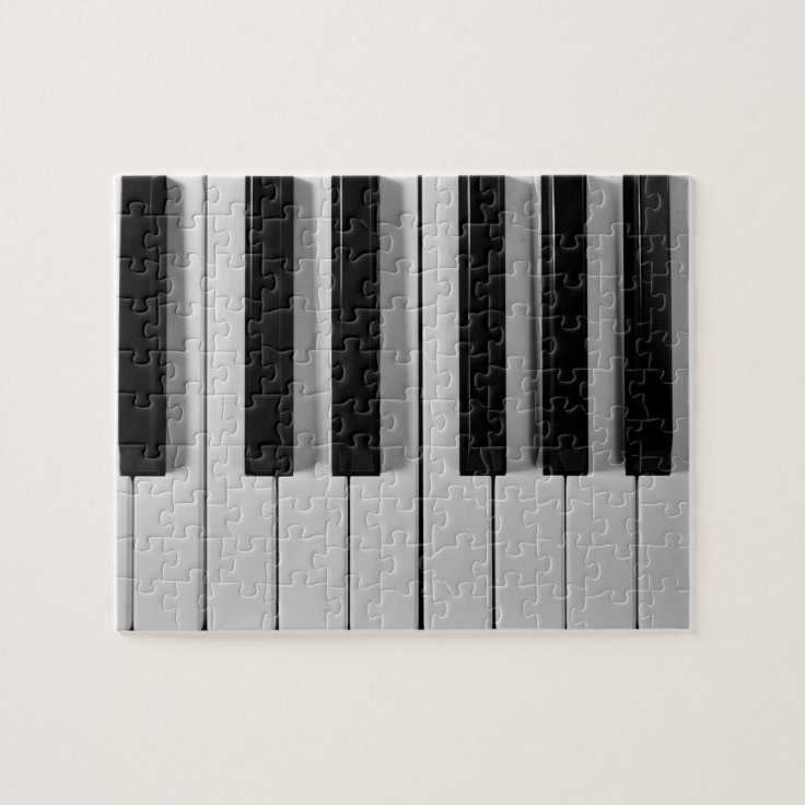 Piano Keyboard Custom Jigsaw Puzzle | Zazzle