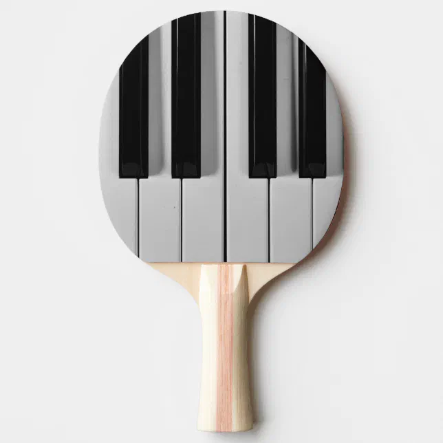 Piano Keyboard Custom Ping Pong Paddle | Zazzle