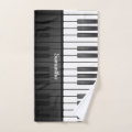 Piano Keyboard Design Bath Towel Set | Zazzle