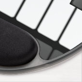 Piano Keyboard Design Gel Mousepad | Zazzle