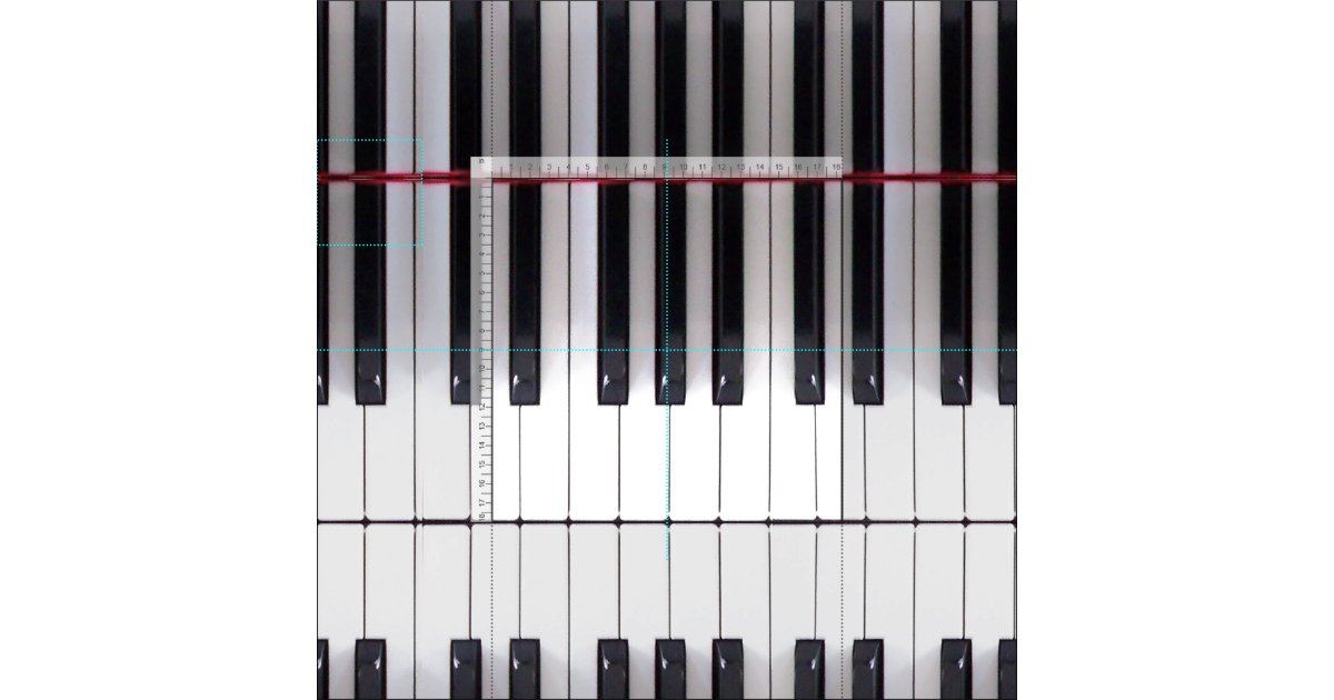 Piano Keyboard Fabric | Zazzle