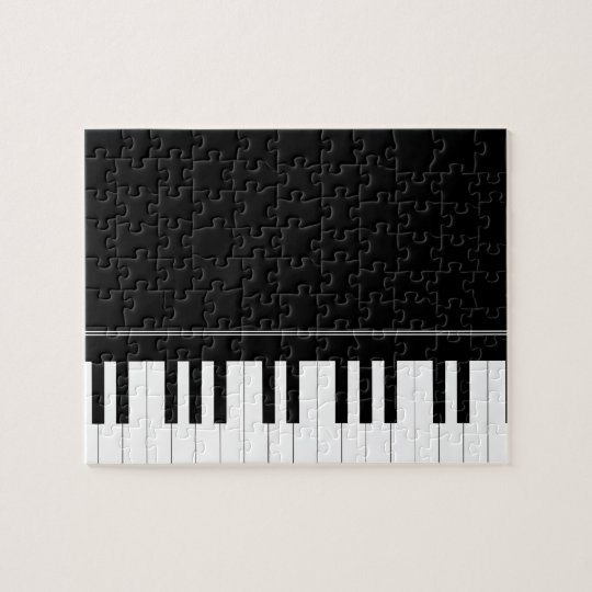 Piano keyboard jigsaw puzzle | Zazzle.com