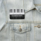 Piano Keyboard Keys Design Name Tag | Zazzle