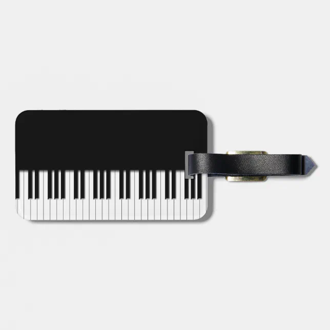 Piano Keyboard Keys Luggage Tag | Zazzle