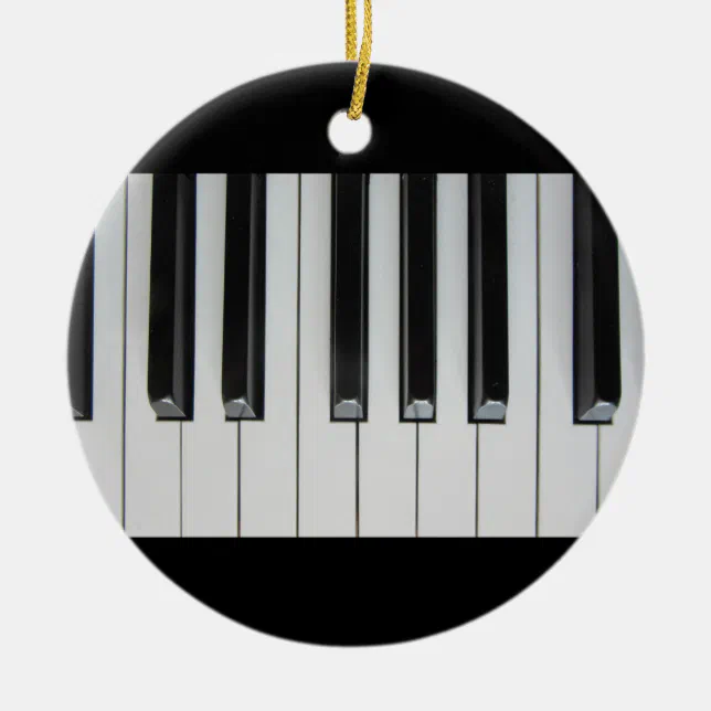 Piano Keyboard Keys Music Instrument Musician Cool Ceramic Ornament ...