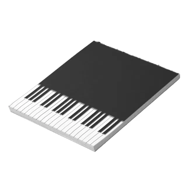 Piano Keyboard Keys Notepad | Zazzle