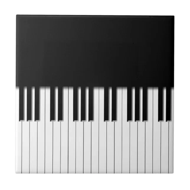 Piano Keyboard Keys Tile | Zazzle