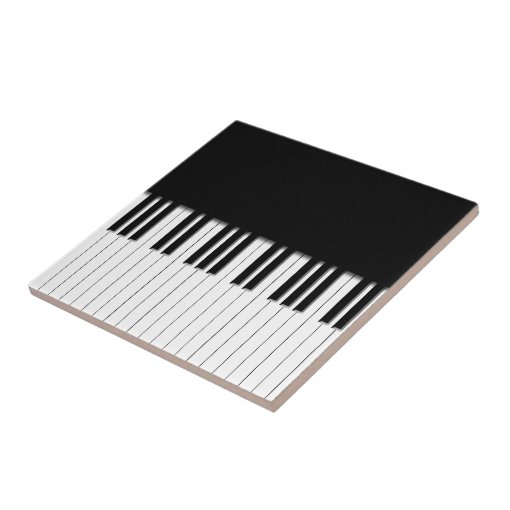 Piano Keyboard Keys Tile | Zazzle