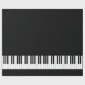 Piano Keyboard Keys Wrapping Paper | Zazzle