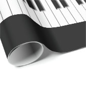 Piano Keyboard Keys Wrapping Paper | Zazzle