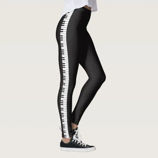 Piano Keyboard Leggings | Zazzle