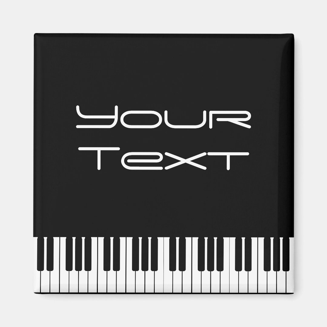 Piano Keyboard Magnet | Zazzle
