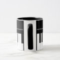 Piano keyboard mug | Zazzle