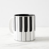 Piano Keyboard Mug | Zazzle
