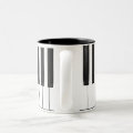 Piano Keyboard Mug | Zazzle
